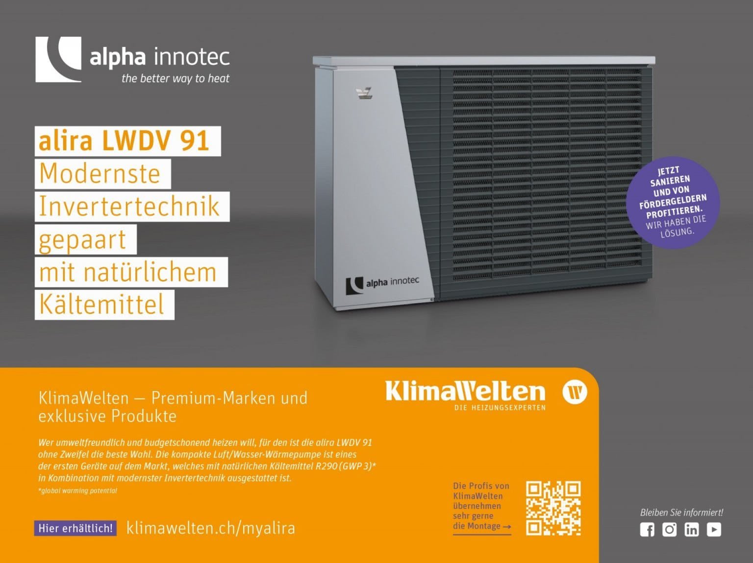 alpha innotec - KlimaWelten - Innovation